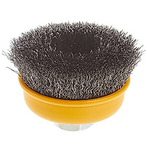 DEWALT Wire Cup Brush, Crimped, 3-Inch (DW4920)