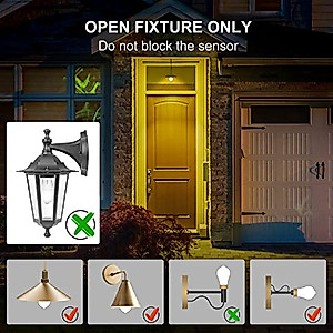 Sengled A19 Motion Sensor Light Bulb Outdoor/Indoor 11W (75-Watt Equivalent), Soft White Motion Sensing Light Bulb Built-in Photocell Sensor for Front Porch Garage Hallway 3000K 1200LM, 2 Pack