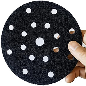 6 inch 17 Holes Pad Saver Premium Hook and Loop Interface Pad for Festool 496647, Extends the backing pad´s lifetime,Multi Hole Pad Protector