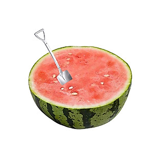 KINGSUPER 15 PCS Mini Shovel Spoons for Desserts 6 inch Stainless Steel Ice Cream Spoons Small spoons