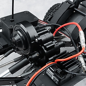 RCLIONS Upgraded Stealth XF Transmission Set RC Car Gearbox for Element Enduro ECTO SE IFS 1/10th Scale Crawler Car