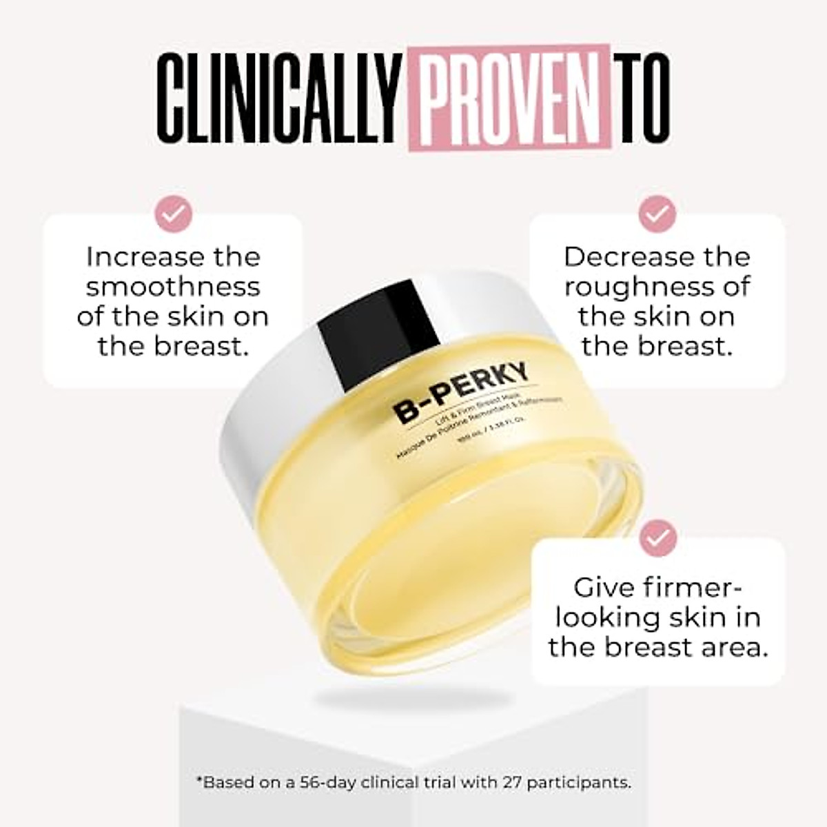 MAËLYS Cosmetics B-PERKY Breast Mask - Leave-On Firming and Lifting Mask To Help Give Skin In The Bust Area A Tighter Look