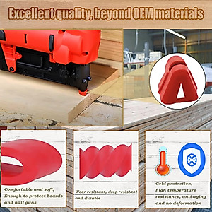 SURPOUF 42-38-0009 No Mar Pad Kit Cushion-Replaces Fits For Milwaukee M12 2540-20 Cordless Pin Nailer(set of 10)