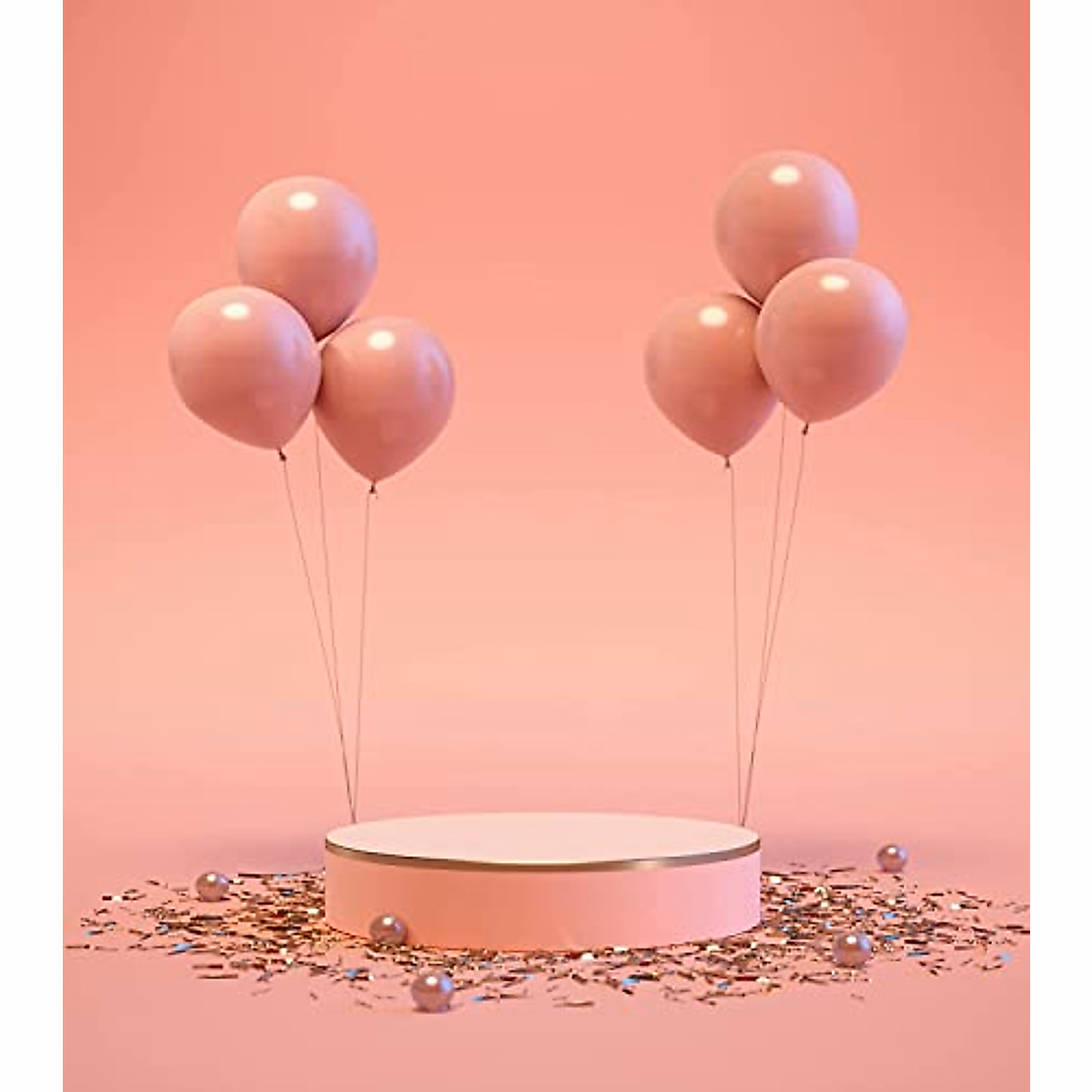 100PCS Rosewood Latex Dusty Rose Mauve Pink Balloon Bouquet Arch Garland Backrop for Kids Party Boho Baby Shower Wedding Bridal Shower Birthday Decoration