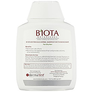 BIOTA BOTANICALS ADVANCED HERBAL CARE SHAMPOO (OILY CARE FORMULA)