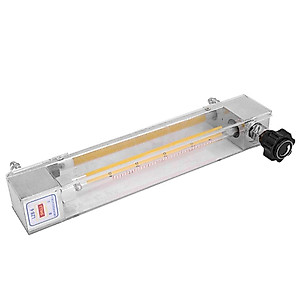 Water Liquid Flowmeter, LZB-6 Anticorrosion Glass Rotor Liquid Water Flow Meter for Acid & Alkaline Liquid 4-40L/H 1 MPa Suitable for Liquid, Acid, Alkaline Liquid