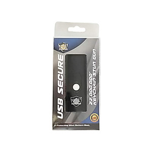Streetwise Mini Keychain Stun Gun 22,000,000 Volts (Small Size, BIG Power) BLACK