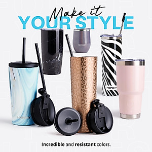 NORDAY | 20oz Vacuum Insulated Travel Cup With Lid - Aqua | Stainless Steel Double Wall Coffee Tumbler - Keeps Temperature up to 24hr - Anti Spill Lids