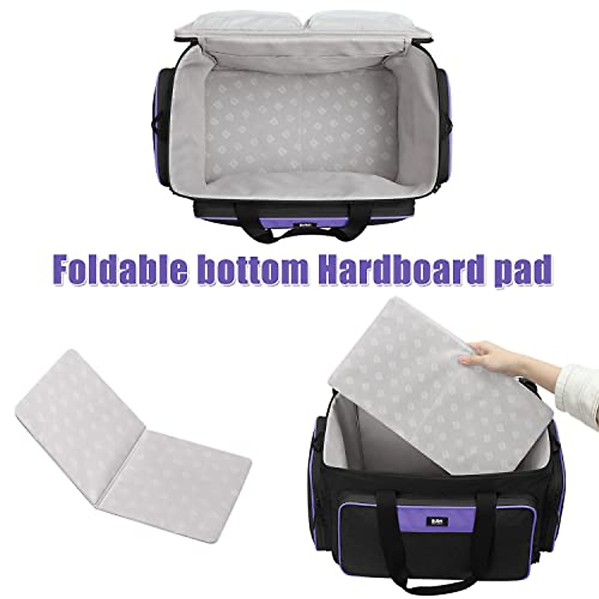 LEFOR·Z Sewing Machine Carrying Case Bag Compatible for Most Standard Singer,Brother,Janome with Multiple Storage Pockets,Universal Travel Tote Bag with Shoulder Strap for Sewing Machine and Supplies