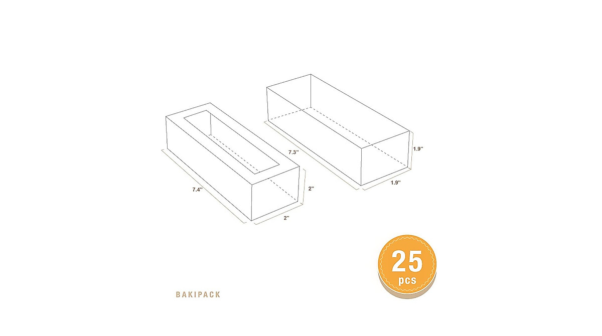 BAKIPACK Macaron Boxes for 6 - Gift Packaging