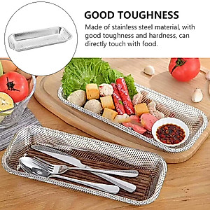 DOITOOL Dishwasher Cutlery Basket Dishwasher Silverware Basket Stainless Steel Cutlery Flatware Organizer Tray Spoon Fork Basket Kitchen Utensil Holder for Home Dishwasher Silverware Tray