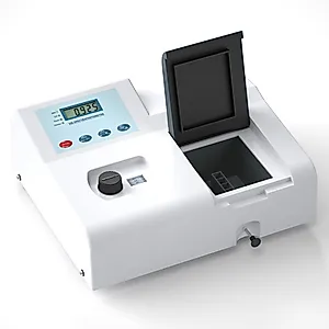 Generic Spectrophotometer, 350-1020nm Visible Spectrophotometer, 721 Digital Lab Spectrophotometer, Spectral Bandwidth 6nm Tungsten Lamp Equipment Photometer 110V