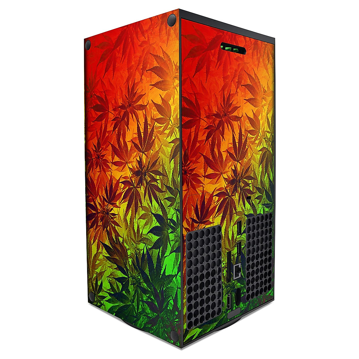 GNG Weed Skins Compatible with Xbox Series X Console Decal Vinal Sticker + 2 Controller Set