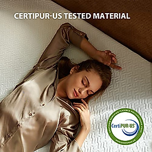 Dreamsmith 3 Inch Gel Memory Foam Mattress Topper Twin, Cooling Bed Topper for Back Pain with Removable Soft Cover, CertiPUR-US Certified, Twin
