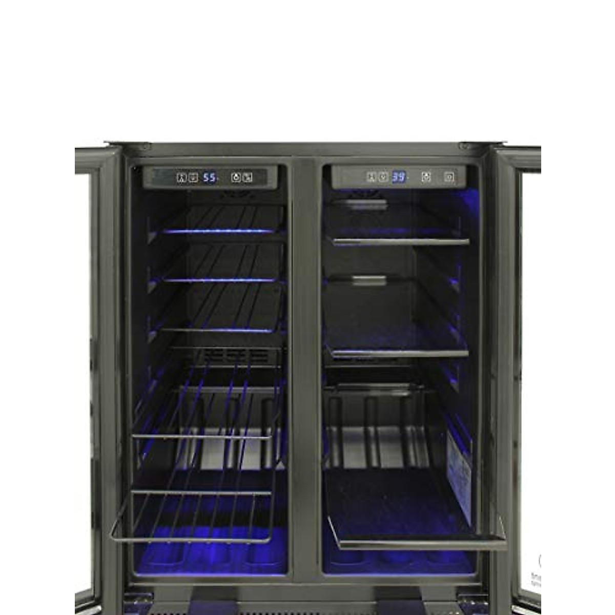 Vinotemp EL-BWC102-02 Touch Screen Beverage Wine Cooler, Black