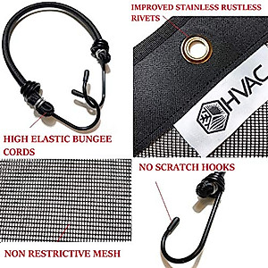 MODERN WAVE Central Air Conditioner Cover for Outside Units 36 x 36 - Top Universal Outdoor AC Cover Defender (Mesh, 36" x 36")