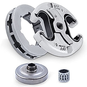 .325"-7T Clutch Drum Sprocket Rim Needle Bearing Kit For Husqvarna 340 345 346XP 350 351 353 445 450 E Chainsaw
