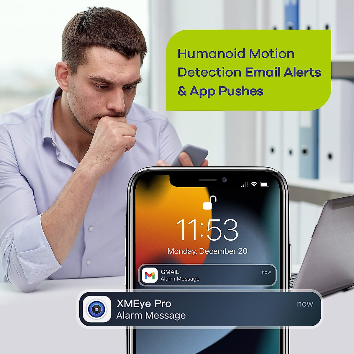 SANNCE Wired Security Camera System, 8CH CCTV DVR with 1TB Hard Drive and 8Pcs Outdoor Surveillance Cameras, Support 100ft Night Vision, Waterproof, Remote Access, Motion Alert, for 24/7 Recording