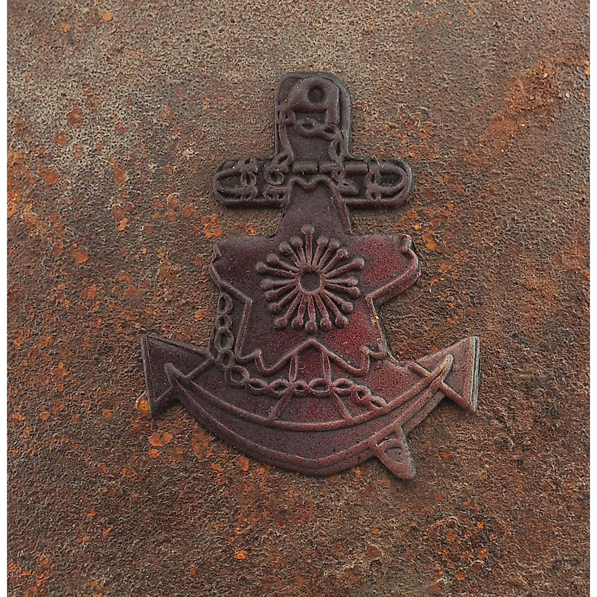 WW2 Japanese Imperial Naval Landing Forces Steel Helmet Hand Aged