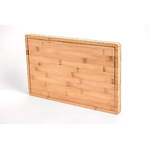 Daisy's Findings Wooden Cutting Boards For Kitchen - Bamboo Cutting Board with Grooves - Chopping Boards for Meat, Vegetables, Fruits - Ideal for Charcuteries or Cheese Boards - Large, Thick Board