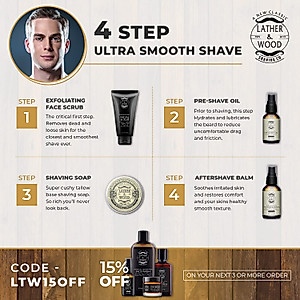 Best After-shave Balm, Unscented, Premium Aftershave Lotion, Soothes and Moisturizes Face after shaving, Does Not Dry The Skin, Eliminates Razor Burn For A Silky Smooth Finish ...