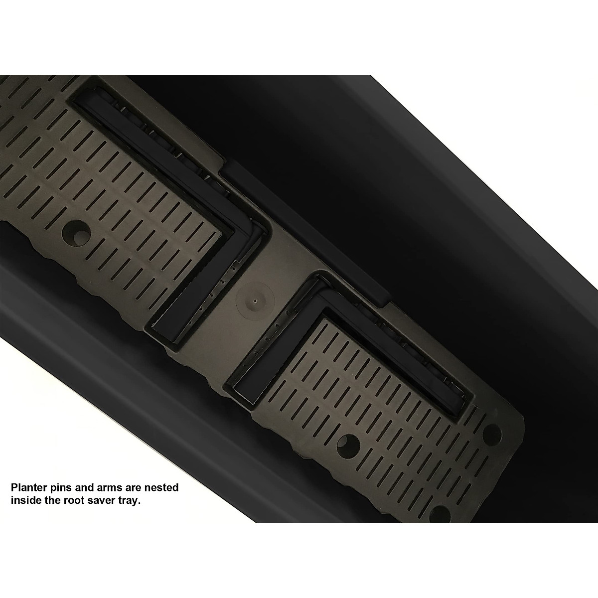 Apollo Exports International 24" Adjustable Railing Planter, Black and Burpee, 9 Quarts | Premium Organic Potting Natural Soil Mix