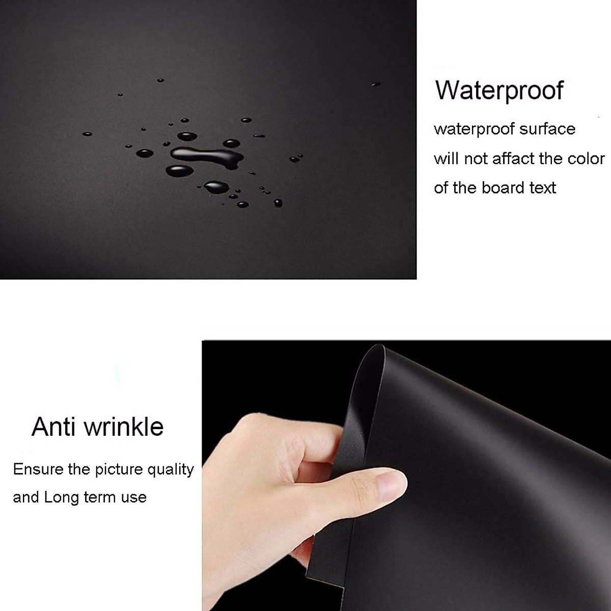 Meking 24x51 Inch PhotographyPVC Backdrop, Matte PVC Vinyl Seamless Background for Studio Photo Shooting, 4 Colors