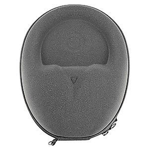 Geekria Shield Case Compatible with Beats Studio Pro, Solo3.0, Solo2.0, SoloHD, EP, Mixr Headphones, Replacement Hard Shell Travel Carrying Bag with Cable Storage (Microfiber Grey)