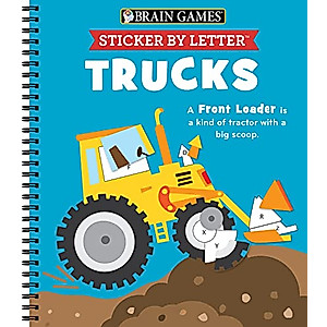 Brain Games - Sticker by Letter: Trucks