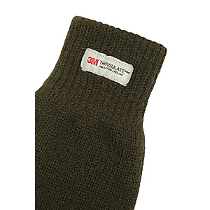 Mountain Warehouse Thinsulate Mens Knitted Gloves Khaki