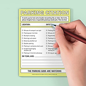 Knock Knock Nifty Note Pad, Parking Citation