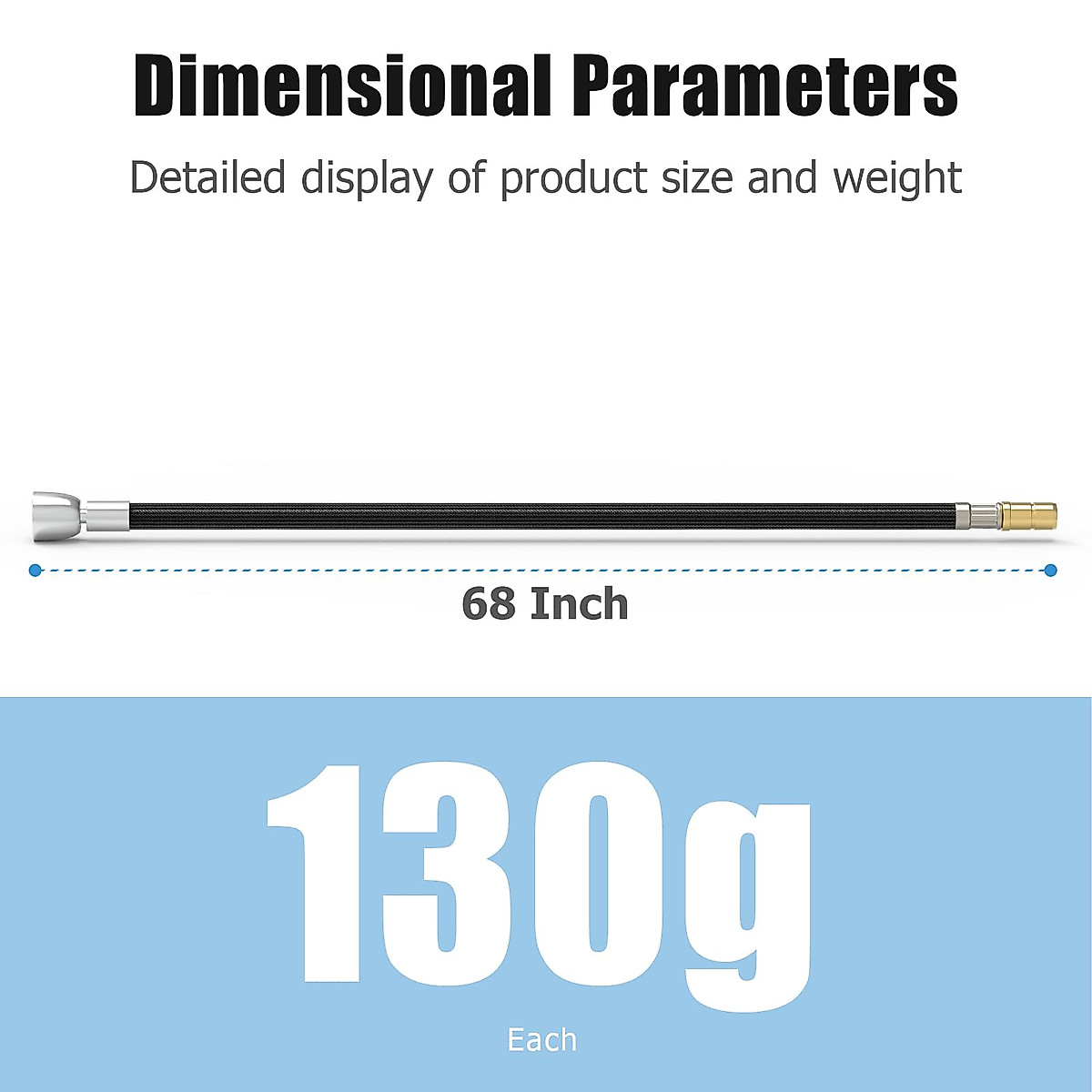 Replacemnet Hose Kit for Kohler Pull-Down Kitchen Faucet, K-1219935-BC 67-Inch Bright Chrome Finish Kohler Pull-Out Kitchen Faucet Hose Part K-1304674-BC