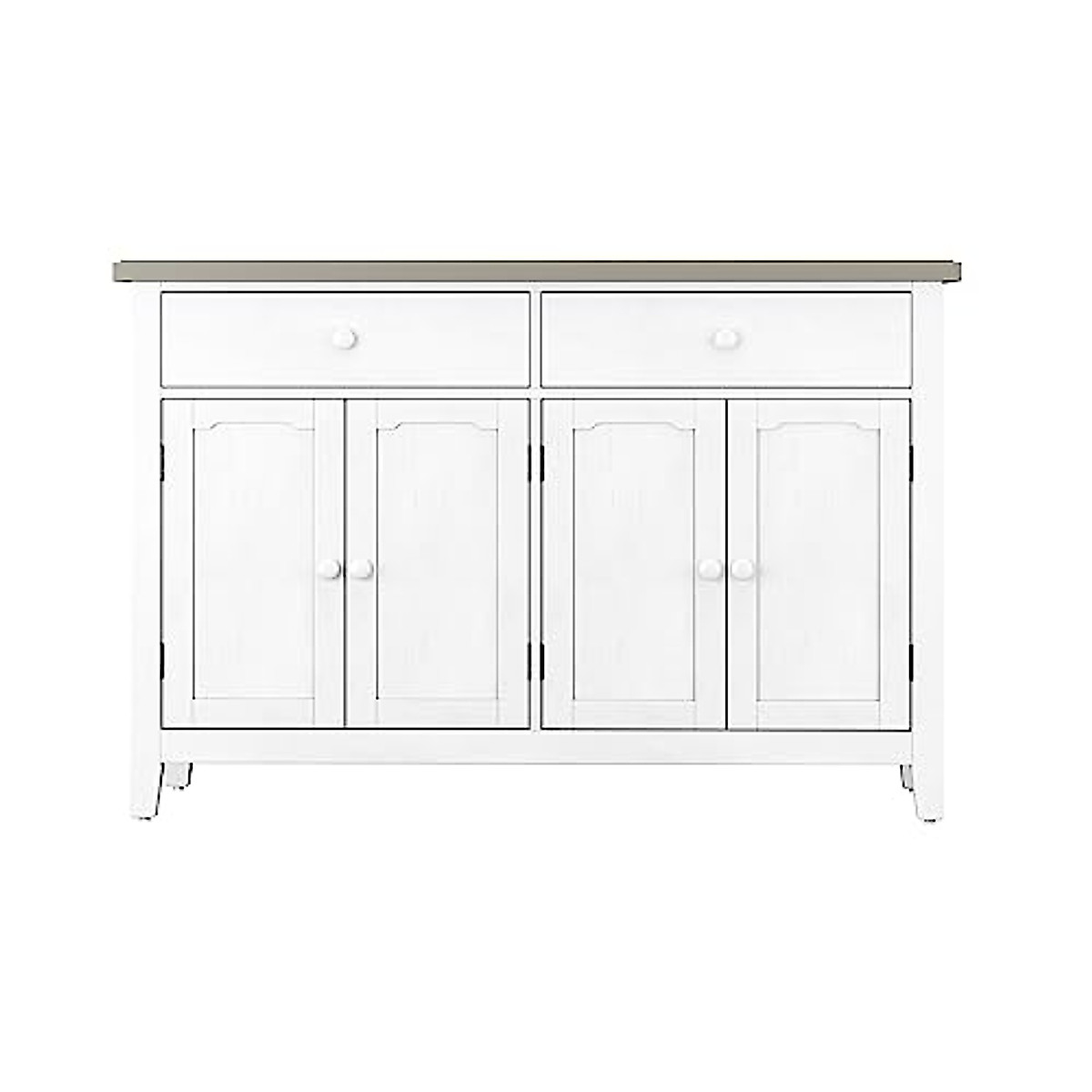 Hillsdale Furniture Hillsdale Clarion Server Distressed Gray/Sea White