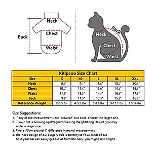 Dinosaur Design Sphynx Hairless Cat Clothes Cute Breathable Summer Cotton Shirts Cat Costume Pet Clothes,Round Collar Kitten T-Shirts with Sleeves, Cats & Small Dogs Apparel (XL (9-12.1 lbs), Black)