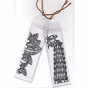 Vinyl Bookmark Sleeves (2 3/16 inches by 7 1/8 inches) by Easy Read Register (10)