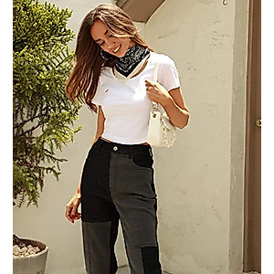 GRACE KARIN Women Shoulder Bag Crossbody Removable Strap Leather White Chain Handbags Medium