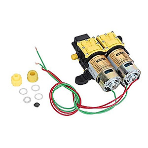 Fdit 12V Portable High Pressure Self-Priming Quick Car Washer Electric Car Washer Auto Wash Pump High Pressure Washer Pump for Vehicles Garden and Home