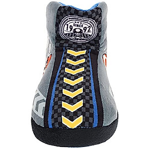 SUPER MARIO Boys' Mariokart Slippers Mismatch Bootie, Grey, Little Kid Size 10/11