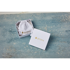 gorjana Women's Shorebreak Pendant Necklace, 18K Gold Plated, Ocean Coin Charm w/Wave Texture