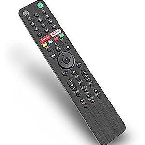 Gvirtue RMF-TX500U Universal Voice Remote Control for Sony Smart TV Bluetooth Remote, Replacement for Sony Bravia LED OLED 4K UHD HDR Android TV, with Google Play, Netflix Button