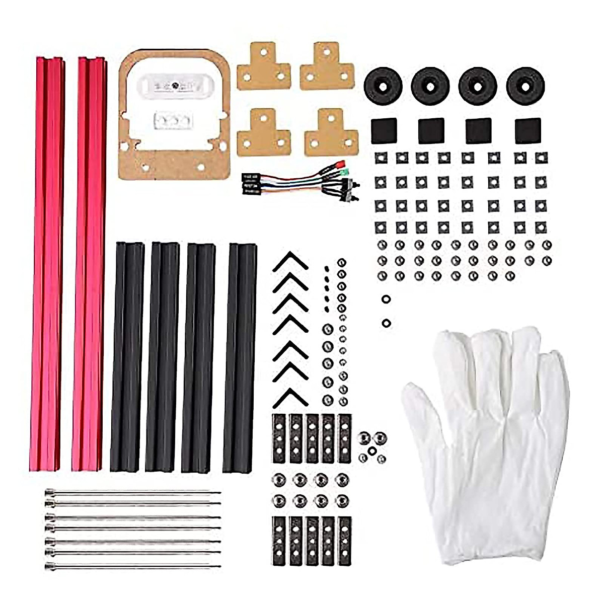 Mini ITX MATX ATX PC Test Bench DIY Open Air Frame Overclock Vertical Case Computer Mount Aluminum Chassis for HTPC Graphics Card/Games/Cooling