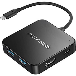 USB C Hub, Multiport Adapter with 4K HDMI, 100W Power Delivery, 3 USB A+1 USB-C 3.0 Data Port, USB C to HDMI Adapter for MacBook, Dell, Lenovo, Surface, iPad PRO, XPS
