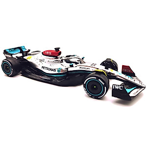 XTD Bburago 1:43 2022 F1 Mercedes-AMG Team W13 #44 Lewis Hamilton Alloy Luxury Vehicle Diecast Cars Model Toy (2022 W13 #44)