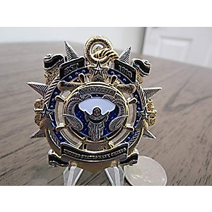 United States Navy Chiefs Mess * Goat Locker Compass Navy Chief CPO Challenge Coin