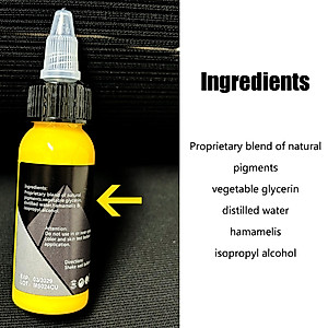 Mummy Tattoo Ink Color Evenly Long Lasting Vibrant and Bright, No Irritation Tattoo Ink(1oz)