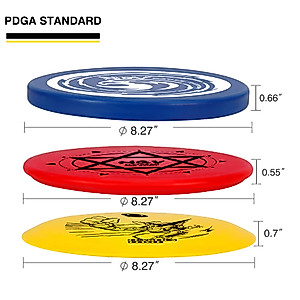 Disc Golf Set 12 PCS Flying Discs with Blue Bag & Pickleball Net with 4 Pickleballs