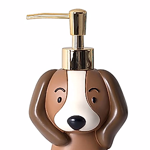 Allure Home Creation Puppy Love 4-Piece Resin Bathroom Accessory Set