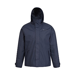 Mountain Warehouse Fell Mens 3 in 1 Water Resistant Jacket - Winter Navy Large