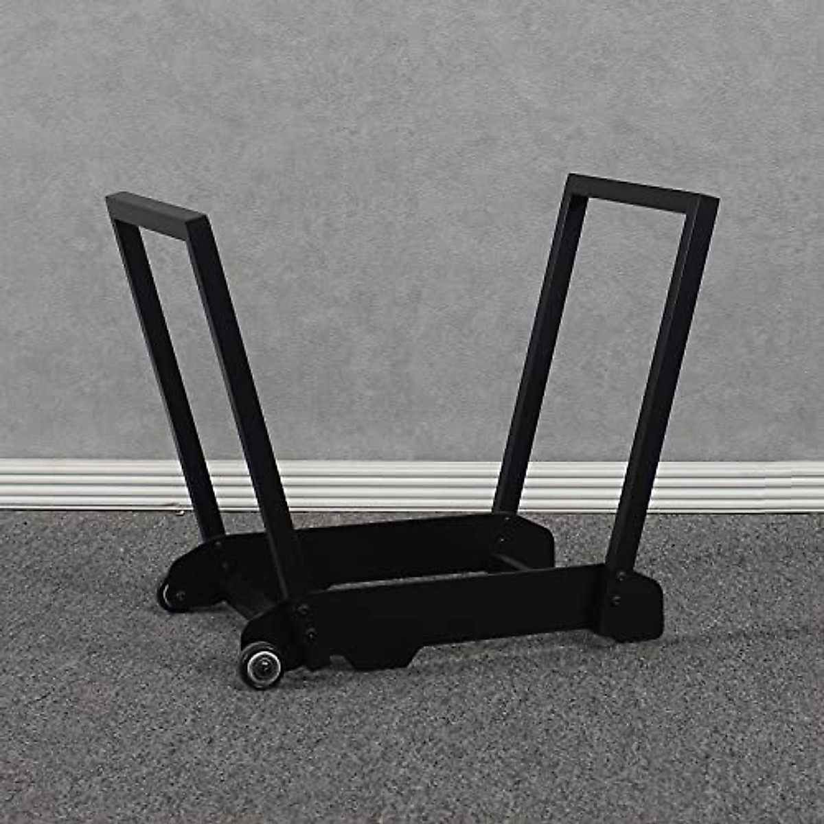 Firewood Rack Outdoor Indoor Heavy Duty Wood Rack for Firewood Log Rack Wrought Iron Fire Wood Holder Outdoors Wood Storage Stand Tubular Wood Pile Lumber Storage Stacking Log Bin Black,Small