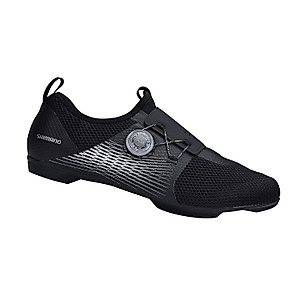 SHIMANO SH-IC500W Women's High Performance Indoor Cycling Shoe, Black, 5-5.5 (EU 37)